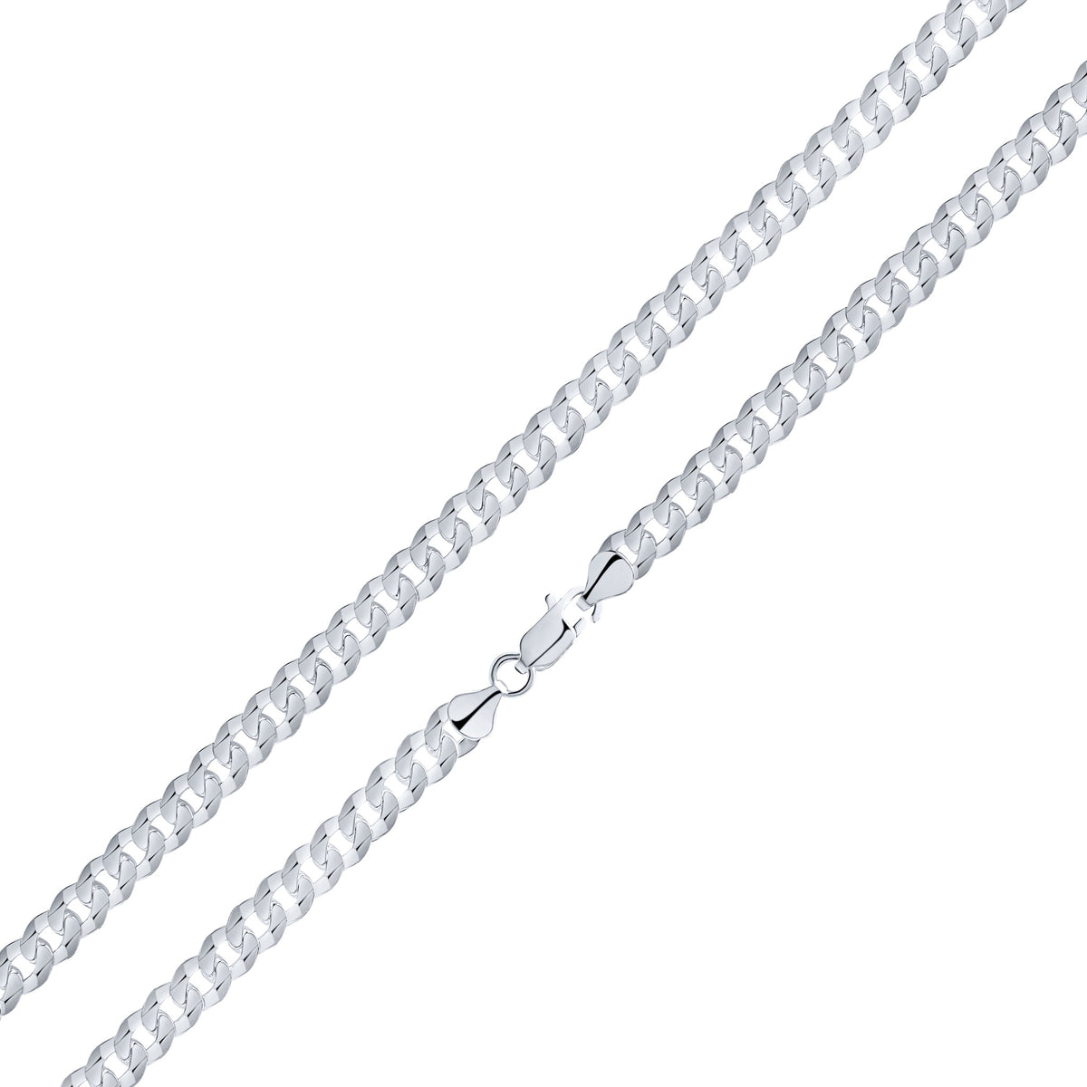Silver 6.5mm Curb Chain – Herbert Marx